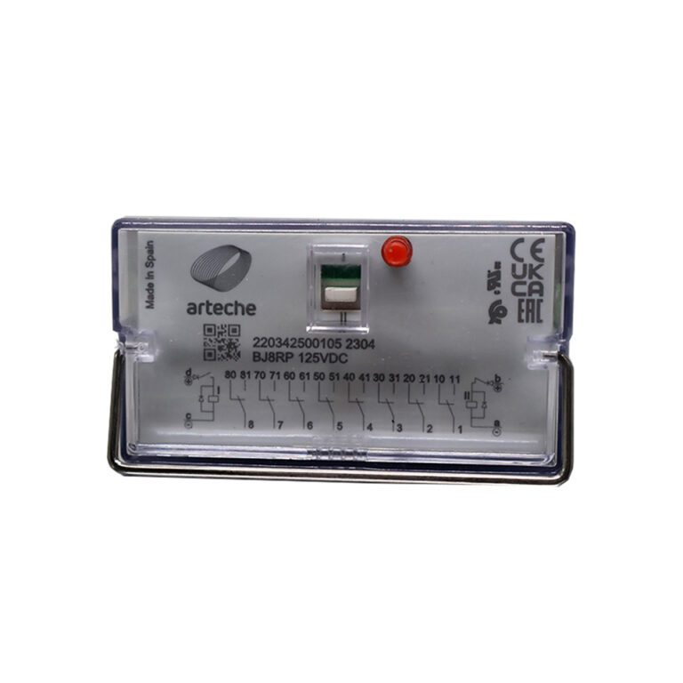 Relé Biestable Enchufable Tipo, BJ8R, 125 VDC – ISA INDUSTRIAL